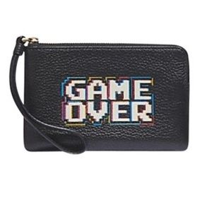 Coach | Bags | Coach Pacman Game Over Wristlet Nwt | Poshmark